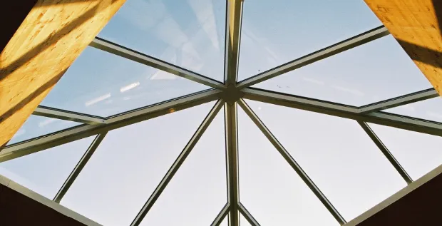 Pyramid with insulating glass HR++ | Pyramid